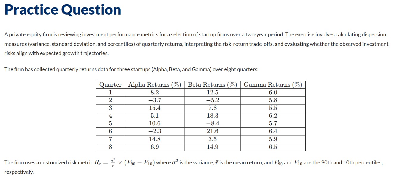 justCalculations - CFA Learning Platform | Interactive Exam Preparation